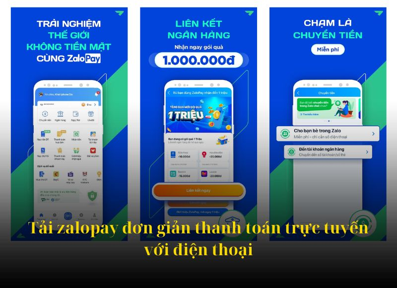 Tải zalopay đơn giản thanh toán trực tuyến với điện thoại
